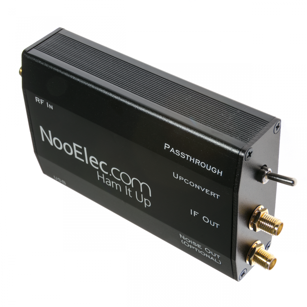 Nooelec - Ham It Up Plus - HF Upconverter w/ Black Enclosure, TCXO, ULF ...
