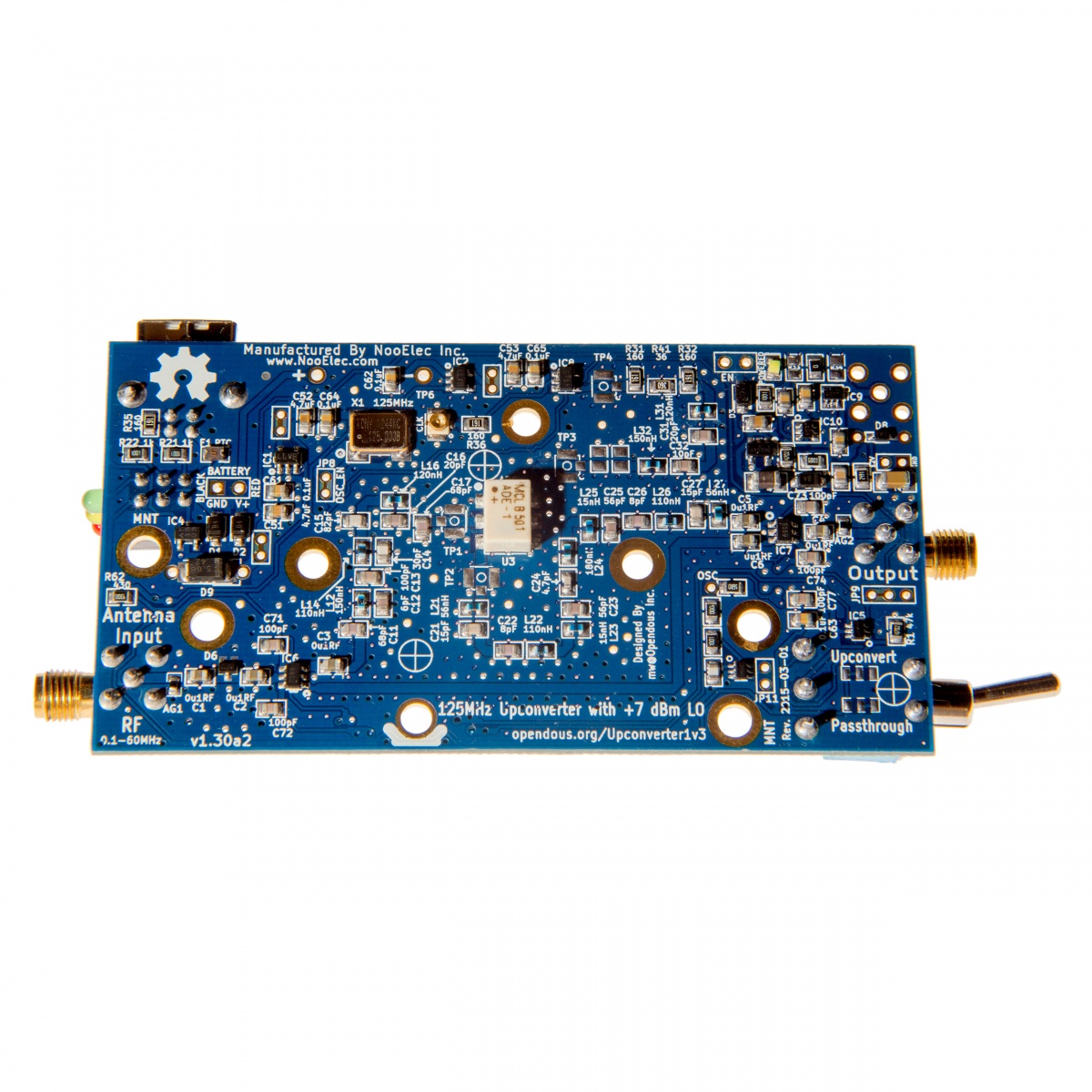 Nooelec - Ham It Up v1.3 Barebones - HF Upconverter - Software Defined ...