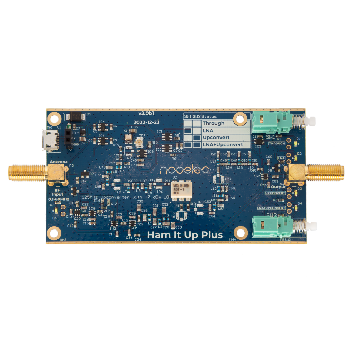 Nooelec - Ham It Up Plus v2 - Extend the Range of Your RTL-SDR, NESDR ...